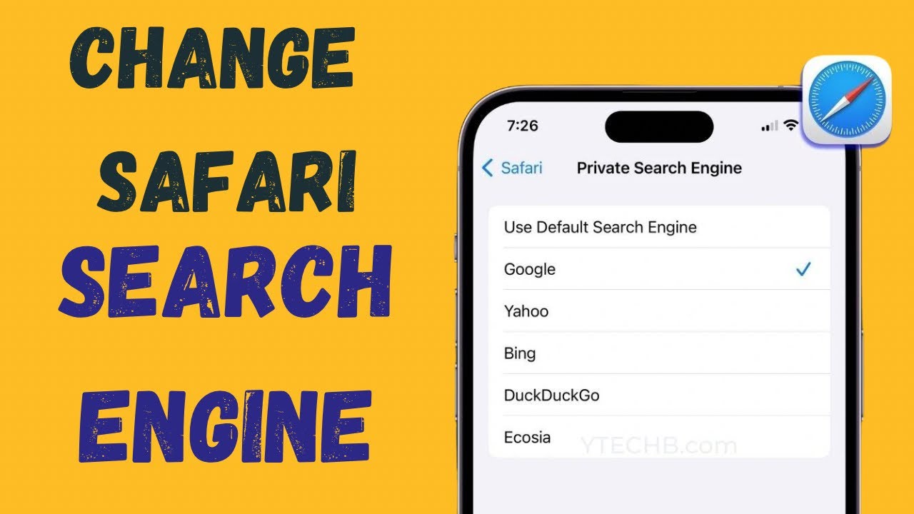 How To Change Safari Search Engine- Full Guide - YouTube