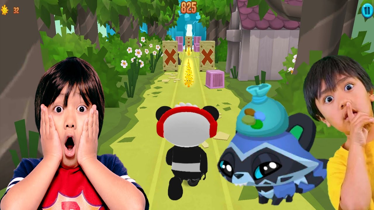 Tag with Ryan vs Dash Tag Run - Combo Panda pizza Run Mobile Gameplay ...