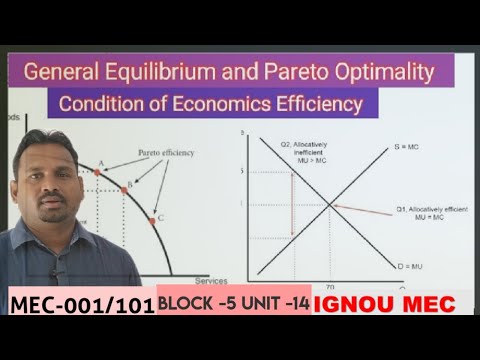 General Equilibrium and Pareto efficiency || conditions of Pareto ...