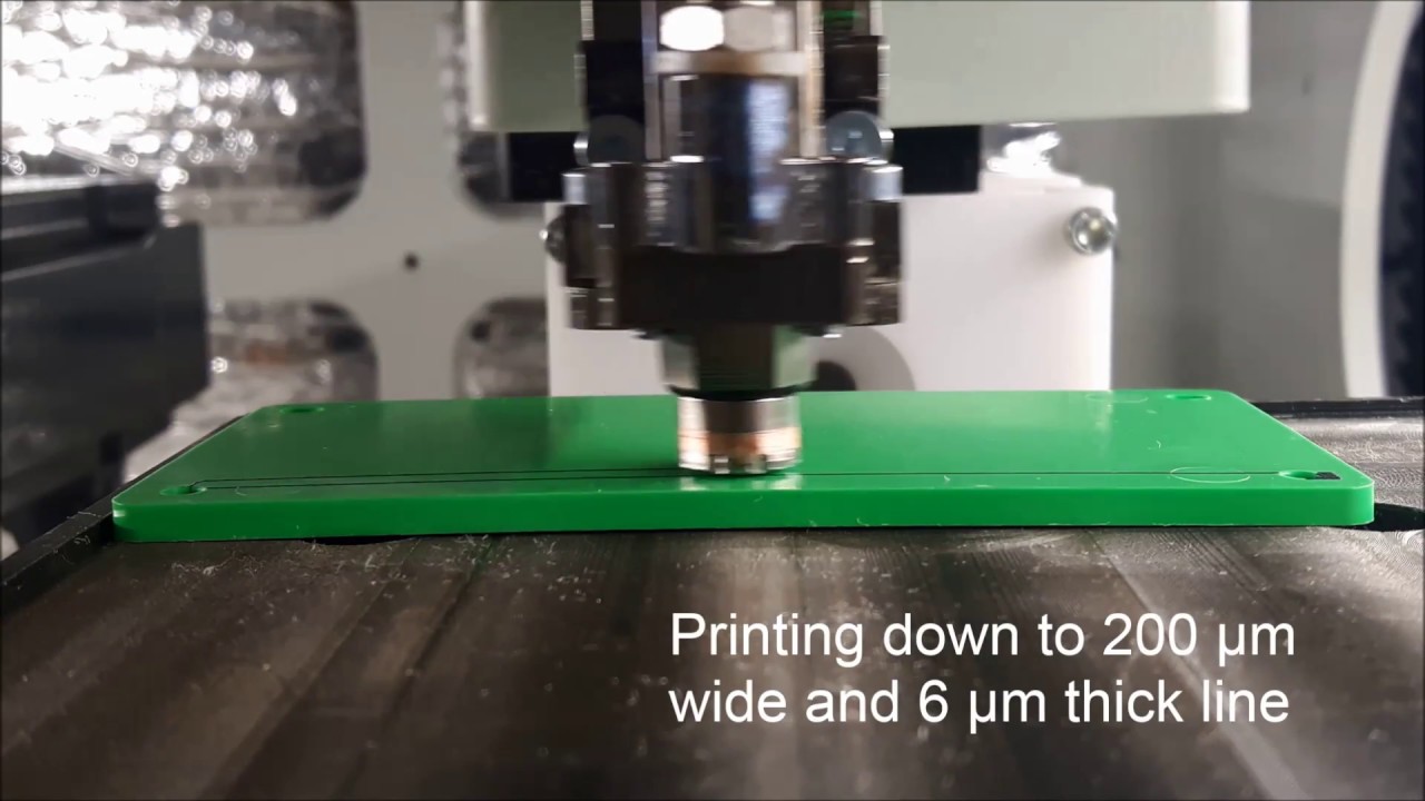 FluidANT case study: fine line printing - YouTube