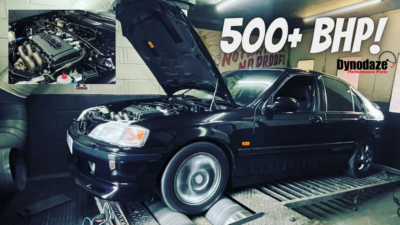 500 plus BHP MB6 Honda Civic VTi-s - YouTube