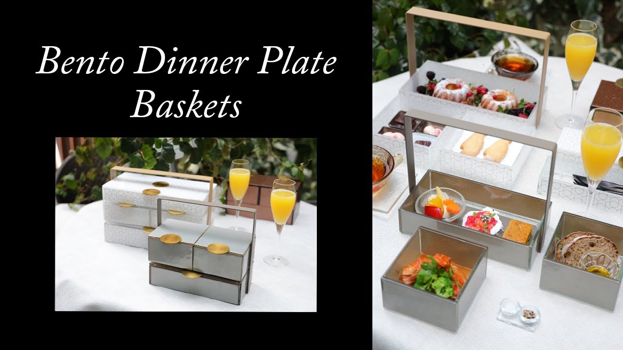 Bento Dinner Plate Baskets - YouTube