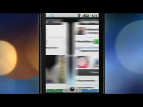 Motorola Cliq MOTOBLUR Android phone - YouTube