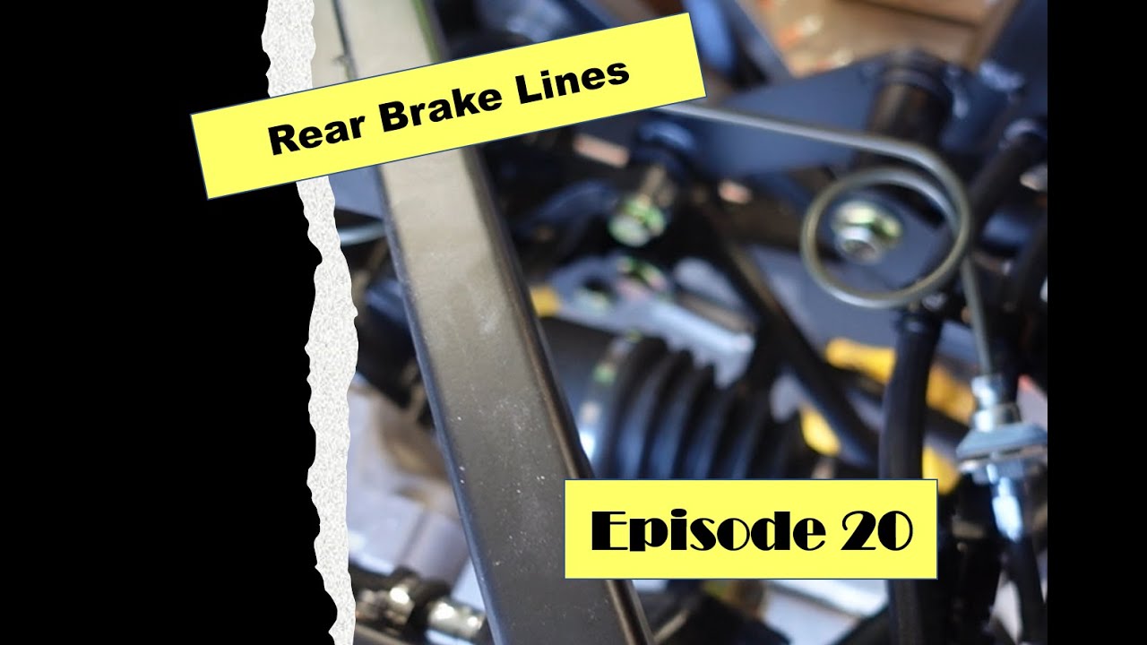 FFR Mark 4 Roadster Episode 20 Rear Brake Lines - YouTube