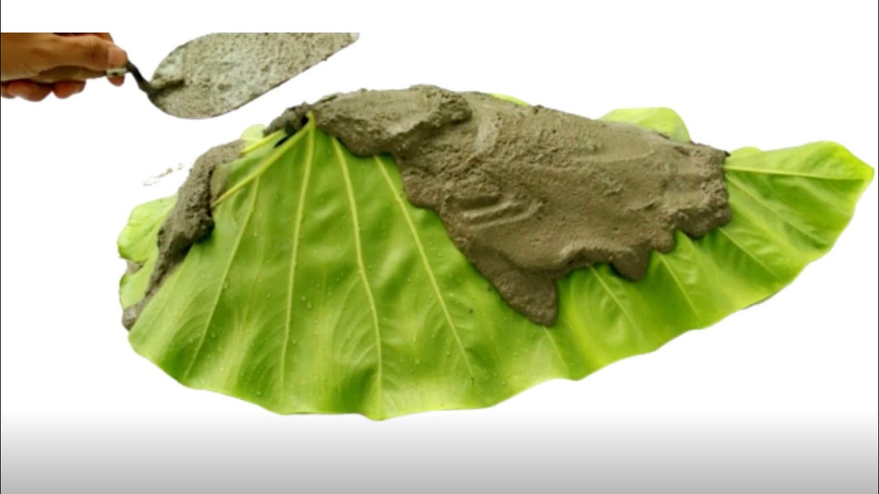 Amazing Cement Ideas/ Beautiful and Unique Cement and Leaf Craft Tips ...