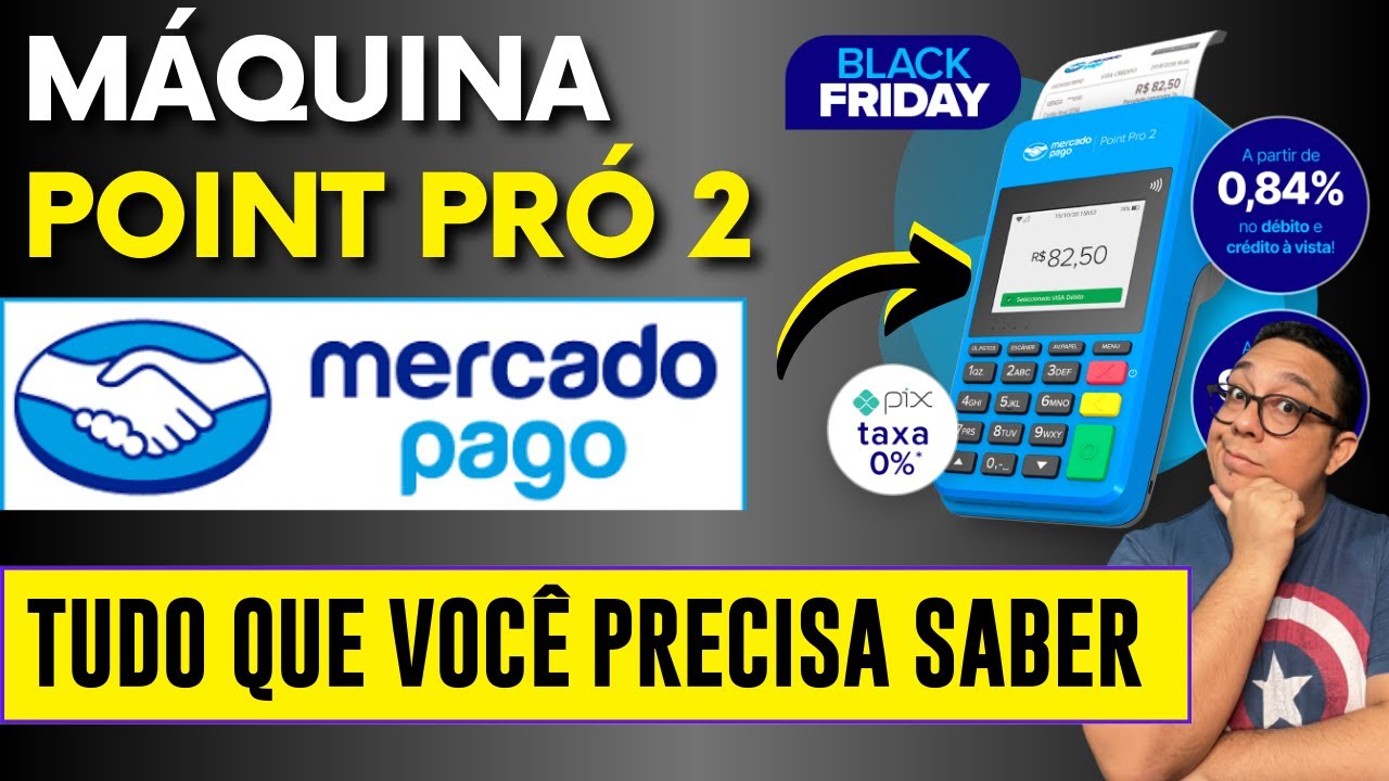 Point Pró 2 maquininha completa do mercado pago | Saiba tudo antes de ...