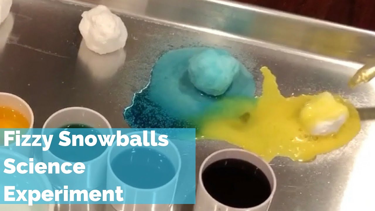Vinegar and Baking Soda Science Experiment for Kids - Fizzy Snowball ...