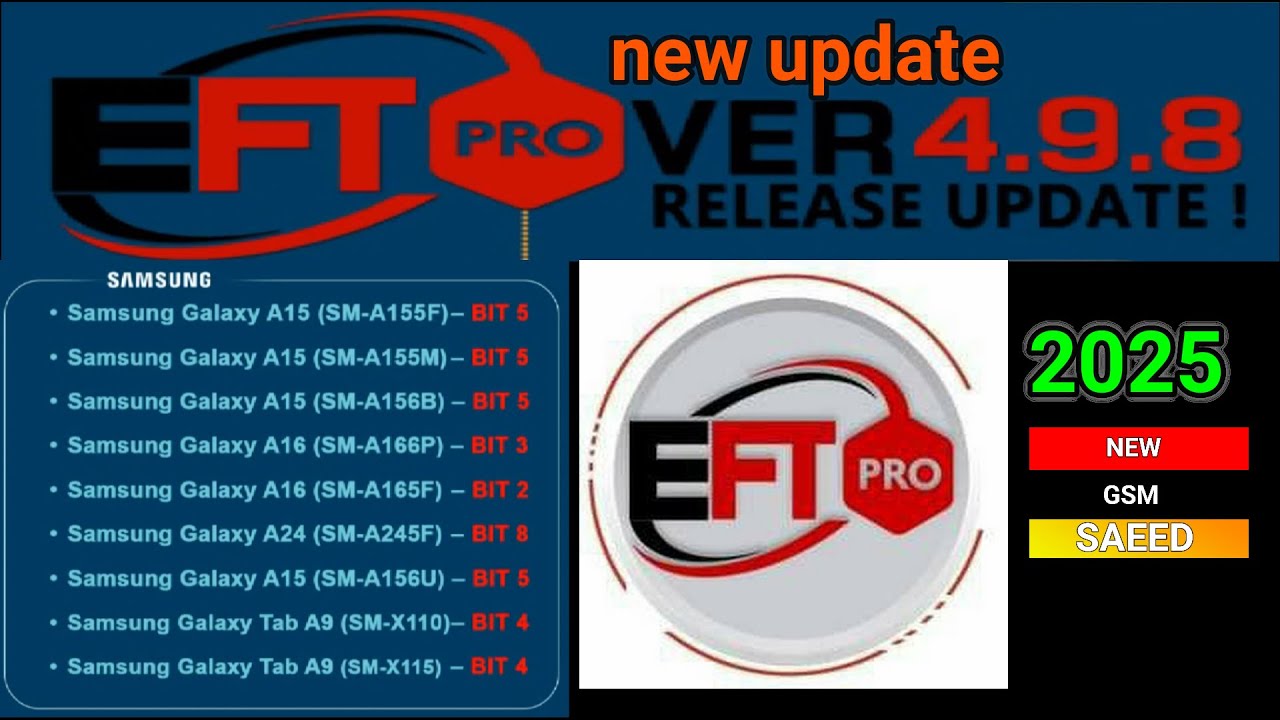 new update EFT Pro Dongle V4 .9 .8 New Support for Samsung MTK Devices ...