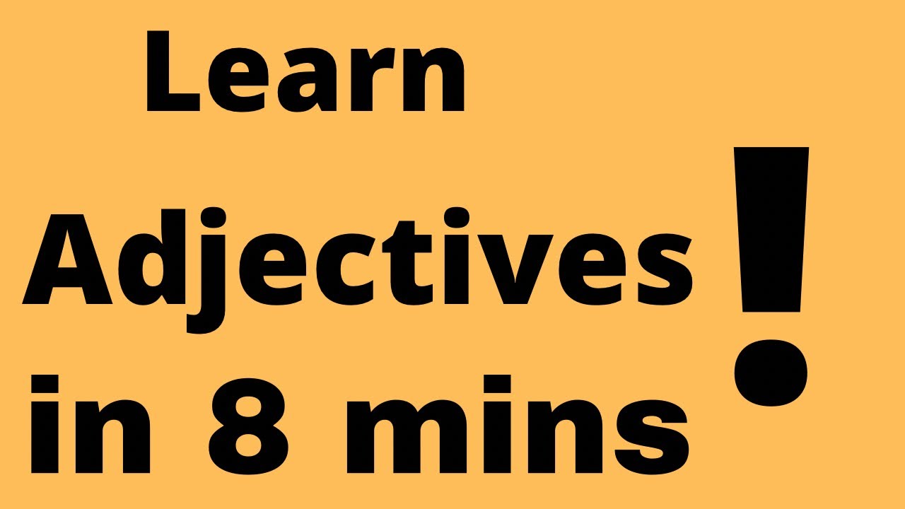 Adjectives? OSASCOMP? Adjectives kya hai? What is the order of ...