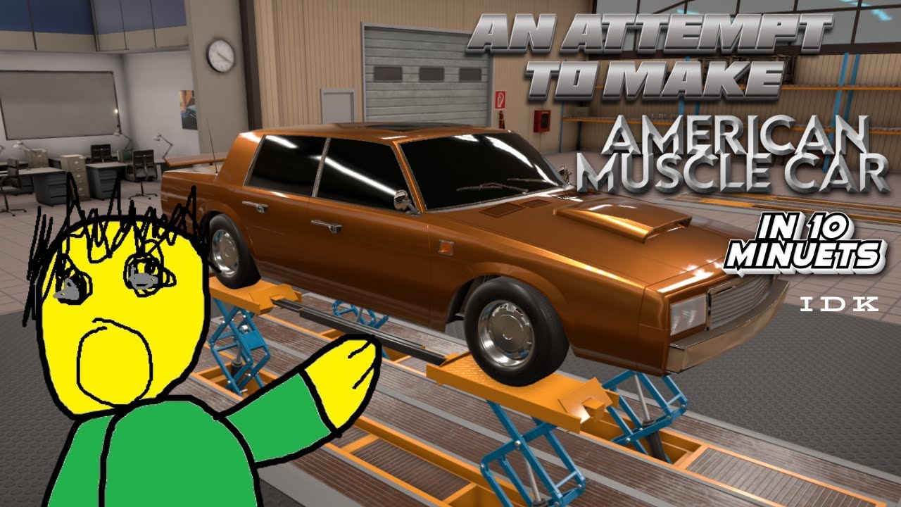 I To Make An "American Muscle Car" In 10 Minuets In Automation! - YouTube