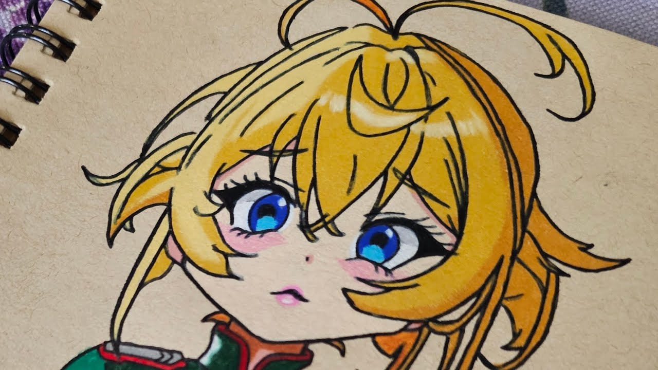 Drawing Tanya von Degurechaff from The Saga of Tanya the Evil - YouTube