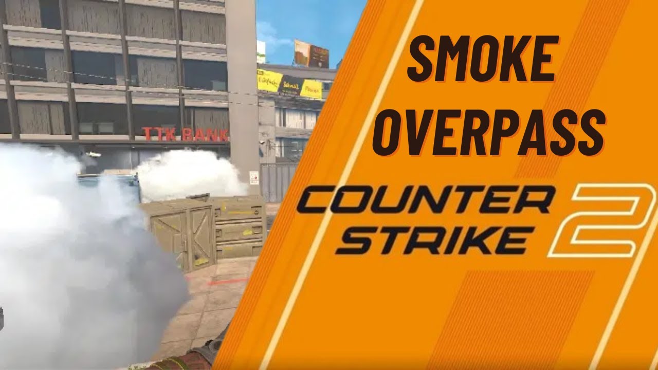 SMOKE IN OVERPASS CS2 | LINE UP SMOKE - YouTube