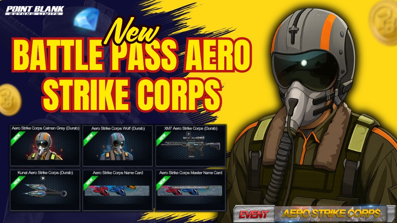 BATTLE PASS TERBARU POINT BLANK!! AERO STRIKE CORPS – OPERATION SKY ...