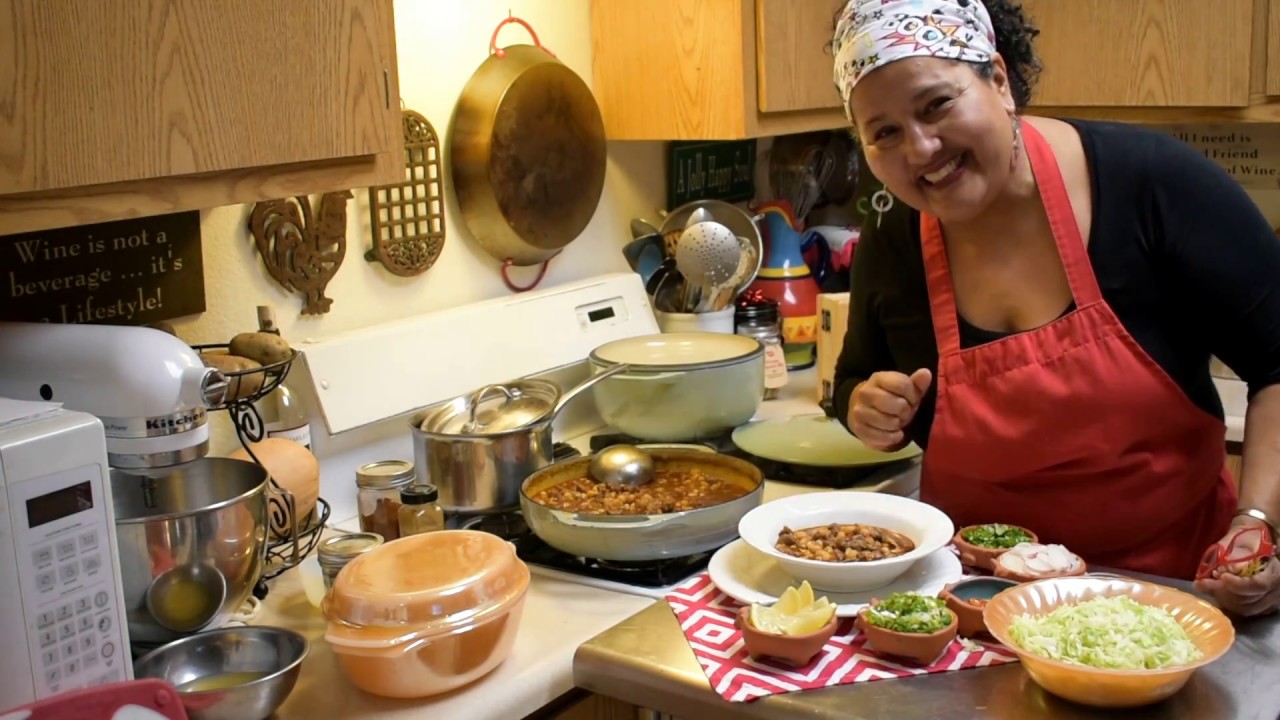 Mexican Posole Soup! Pork, Hominy, and Chickpeas! Part 3 of 3 - YouTube