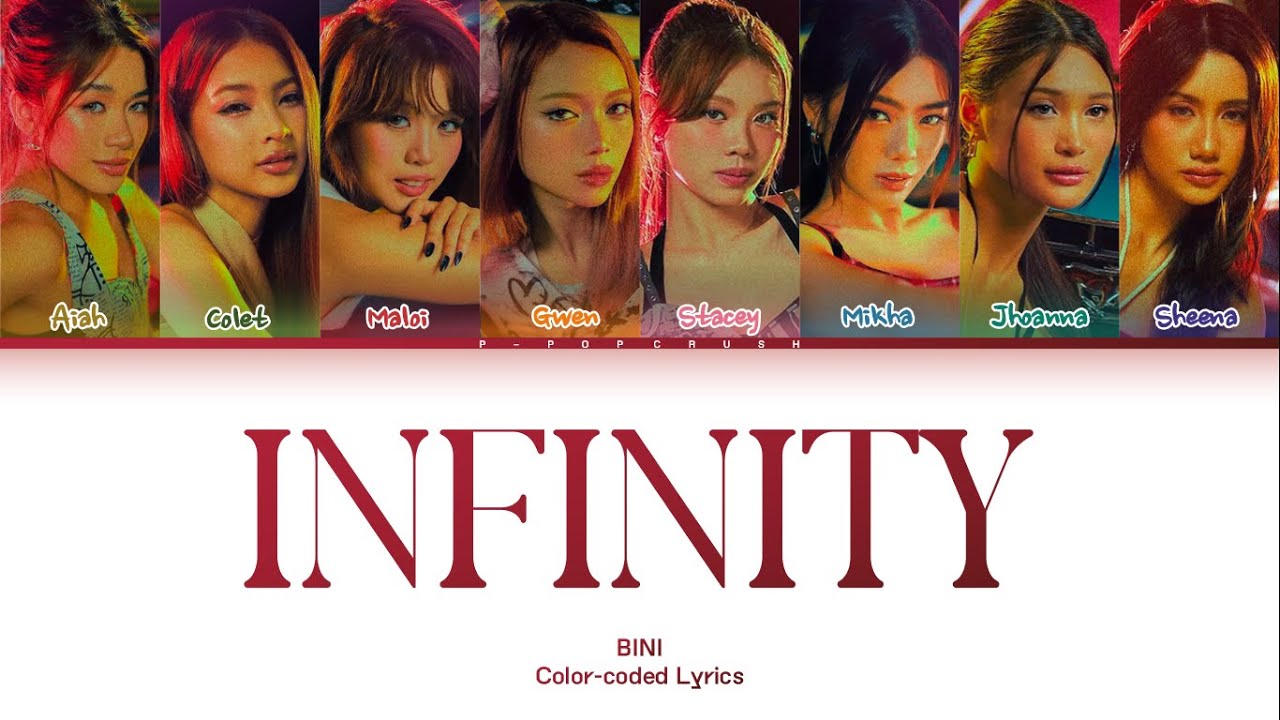BINI 'Infinity' Color-coded Lyrics - YouTube
