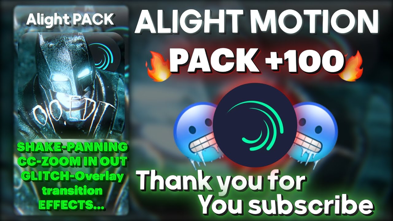 100+SHAKE-GLITCH-CC-EFFECT(PACK)(Alight Link,XML and QR code) for ...