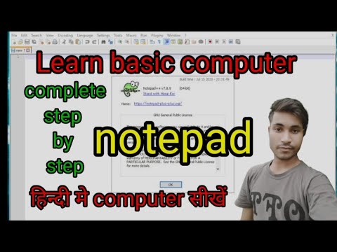 #notepad complete tutorial in hindi #doityourself #cit #computer #viral ...