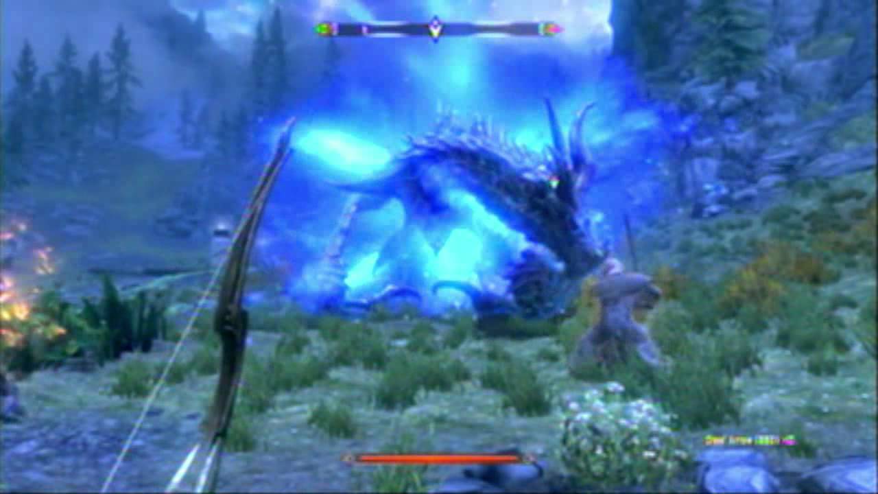Skyrim | Fighting Alduin - Final Boss - YouTube