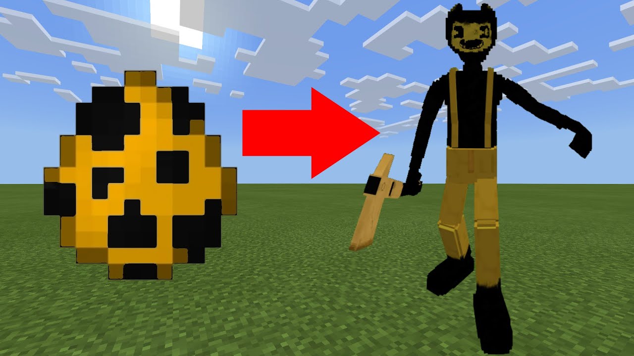 How to get Sammy Lawrence in Minecraft Bendy and the ink machine - YouTube