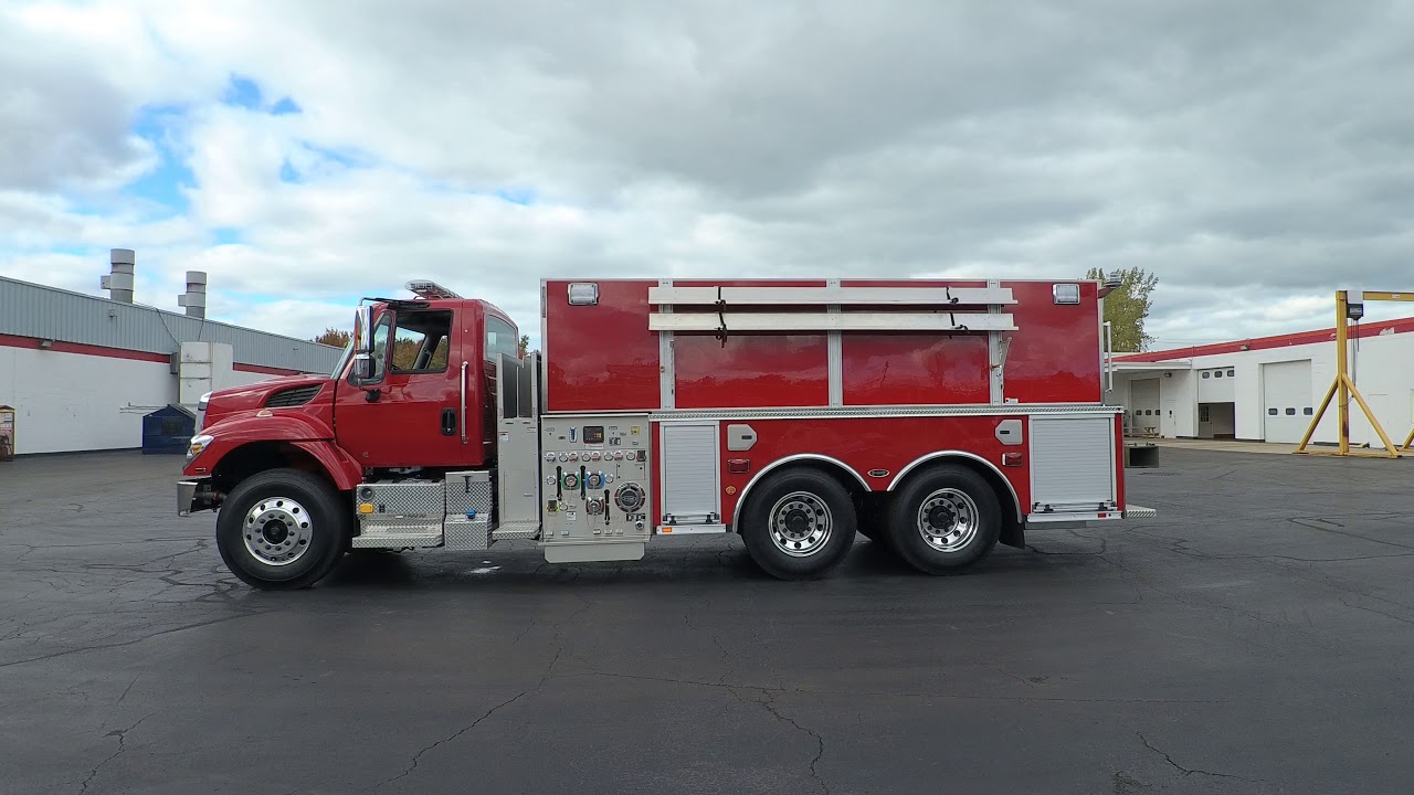 Okarche FD's New E-ONE Stainless Steel Tanker - YouTube