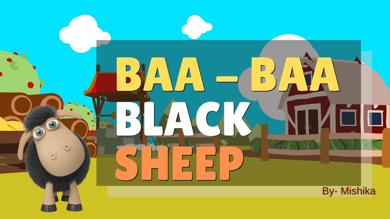 Baa Baa Black Sheep: nursery rhymes with lyrics: Popular Nursery Rhymes ...