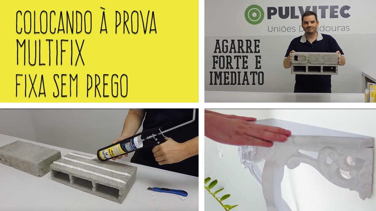 Multifix Fixa Sem Prego - Colocando à prova - YouTube