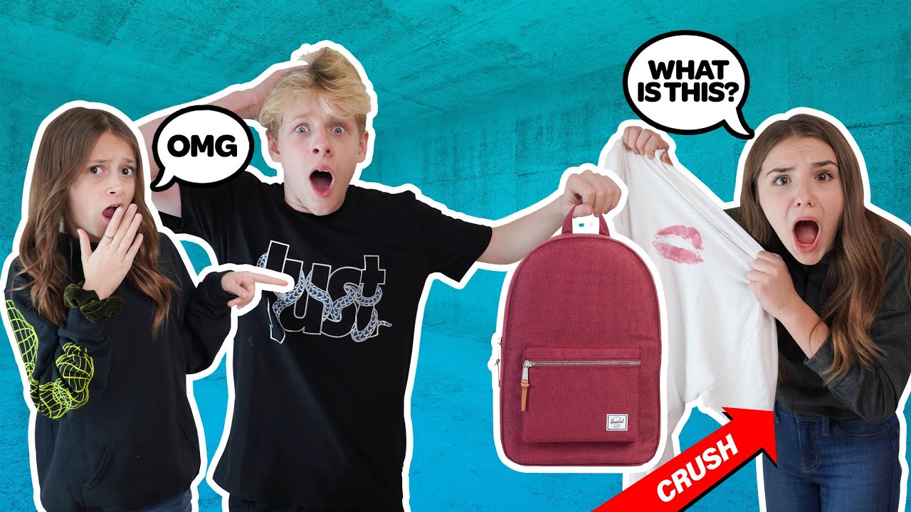 My CRUSH REACTS To WHAT'S IN MY BAG CHALLENGE **PRANK GONE WRONG ...