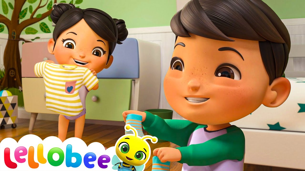Getting Dressed! | Lellobee: Nursery Rhymes & Baby Songs | Learning ...