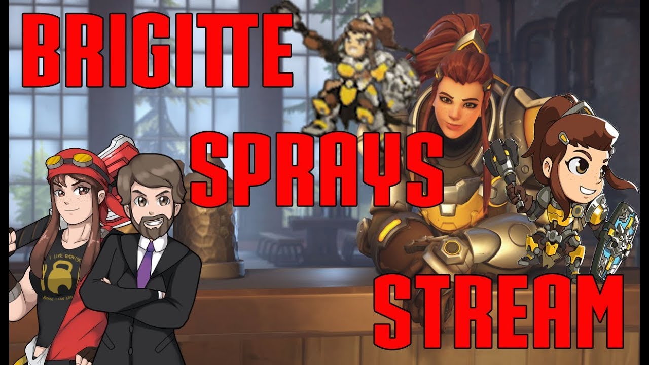 Overwatch Stream Highlights: Brigitte's Spray Achievements - YouTube