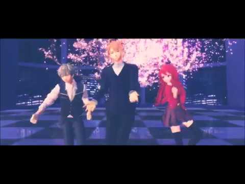 MMD Wave (Perso de mon Visual Novel - Un sentiment d'Amour) HD - YouTube