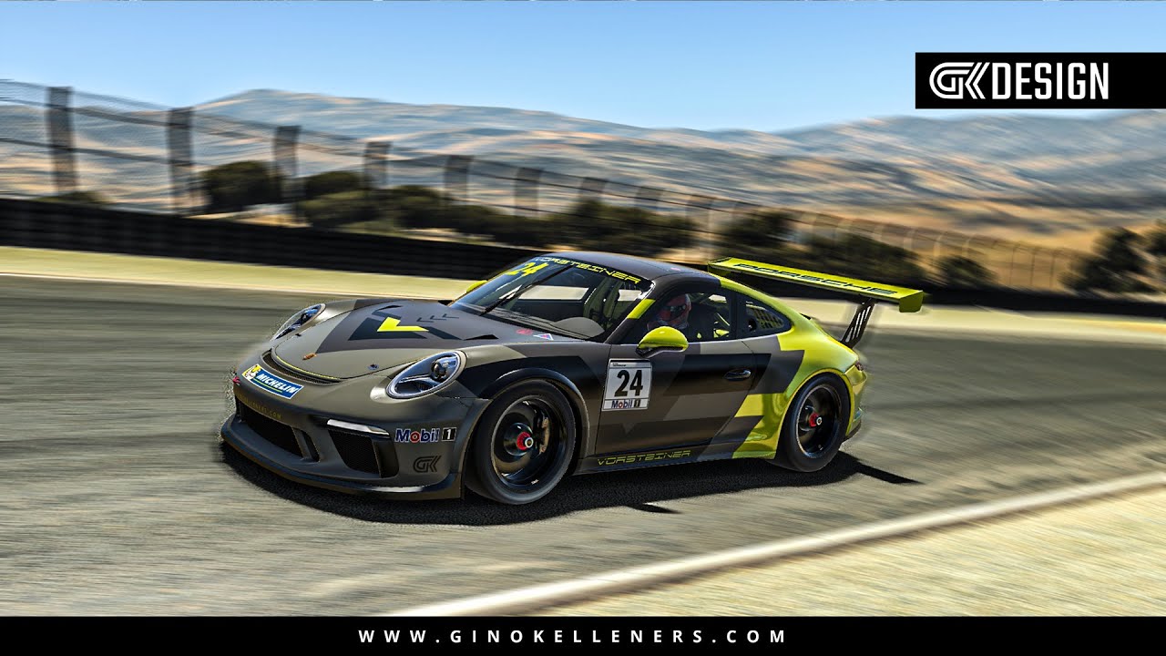 Vorsteiner Concept Livery Design - Porsche 911 GT3 Cup | iRacing - YouTube