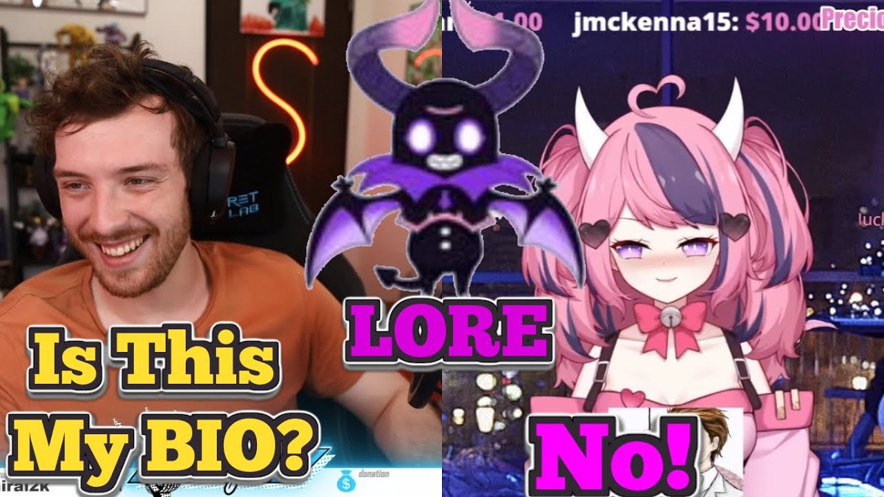 Ironmouse tells Connor about Bubi's Lore - YouTube