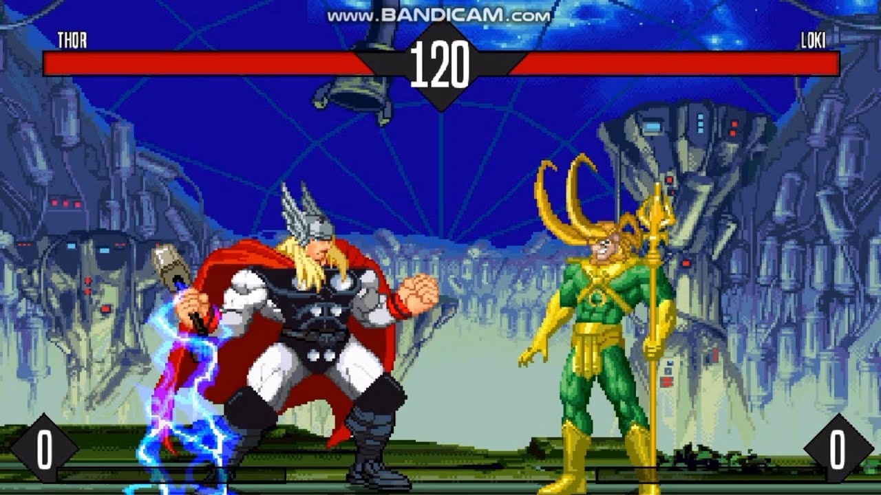 MARVEL_MUGEN=Thor vs Loki - (God of Thunder vs Sorcerer)Special Fight ...