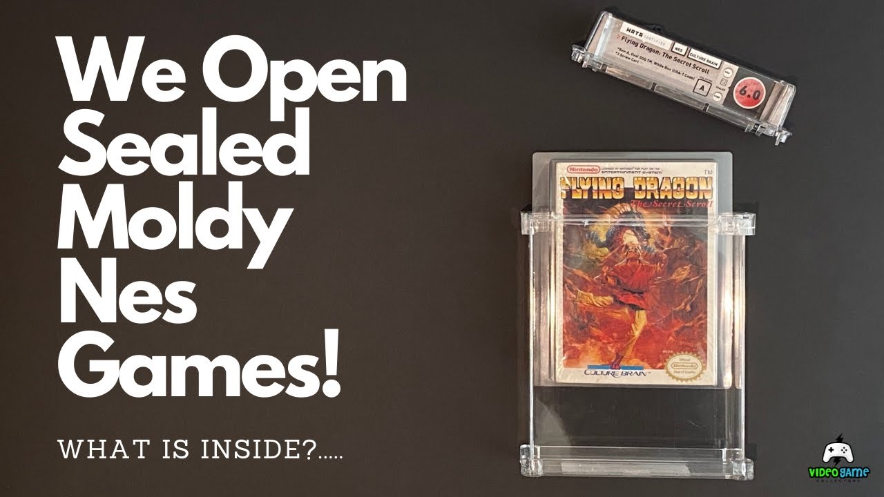 We Open Sealed Moldy NES Games! What Is Inside? We Find Out...🤢🤮Video Game Collectors Podcast ...
