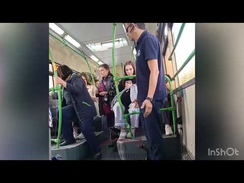 Конфликт в автобусе Красноярска
