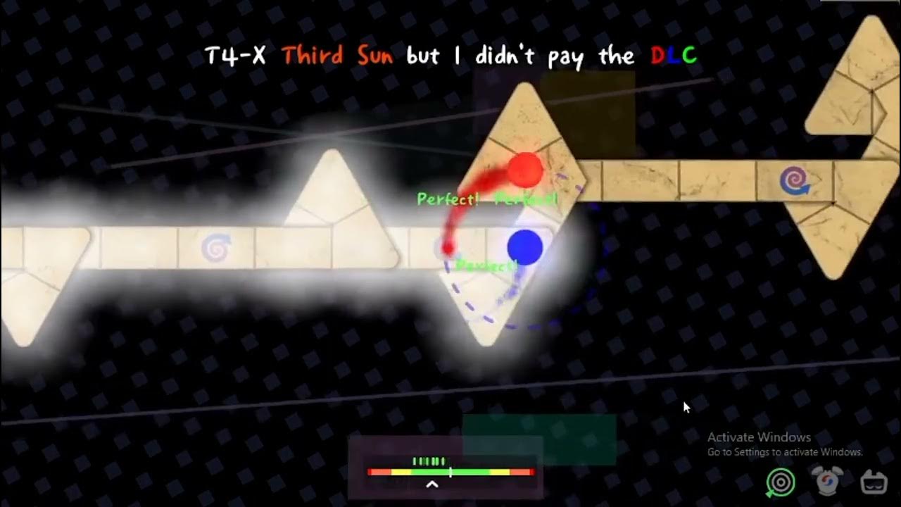 [ADOFAI] T4-X Third Sun but I didn't pay the DLC (All Tutorials) (100 subs special) - YouTube