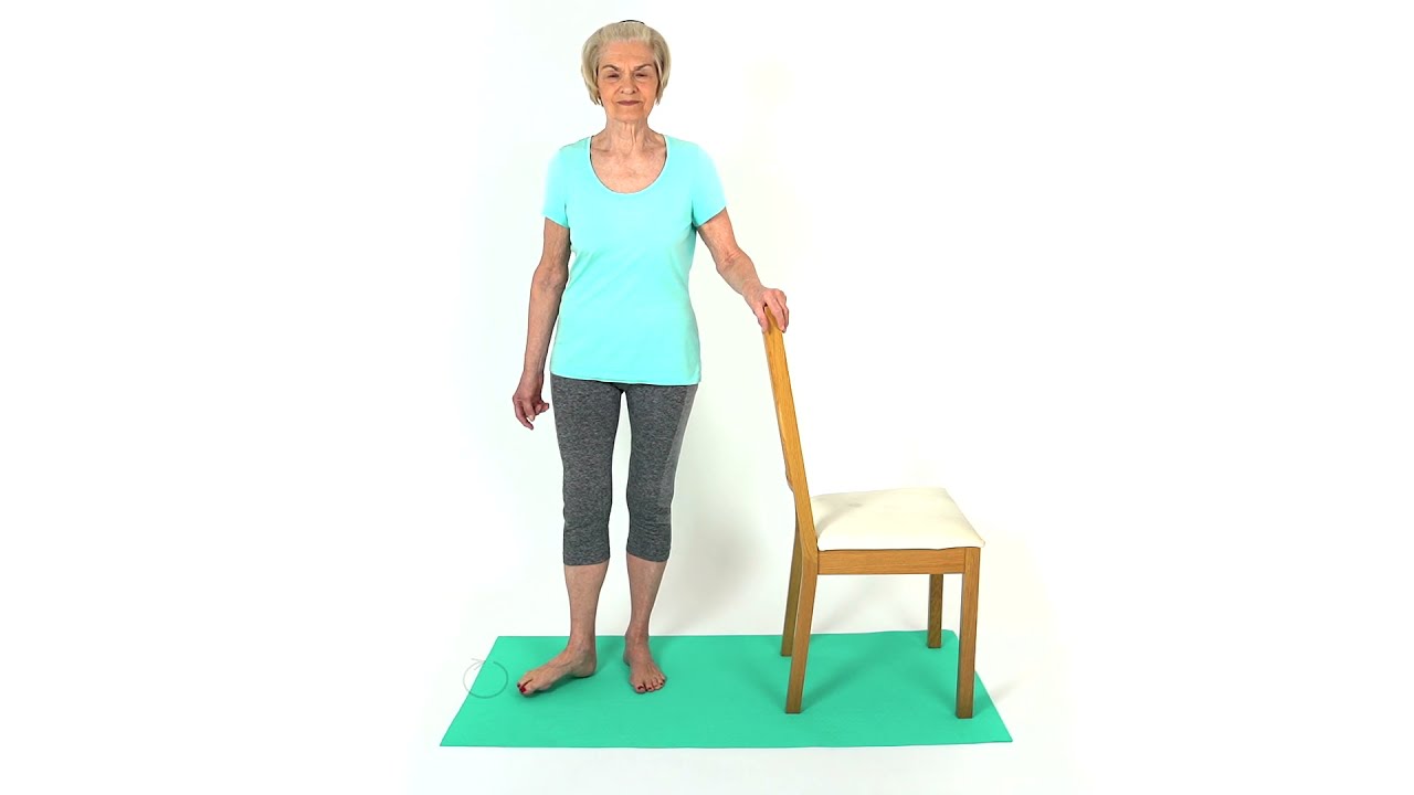 Hip External Rotation Standing - YouTube