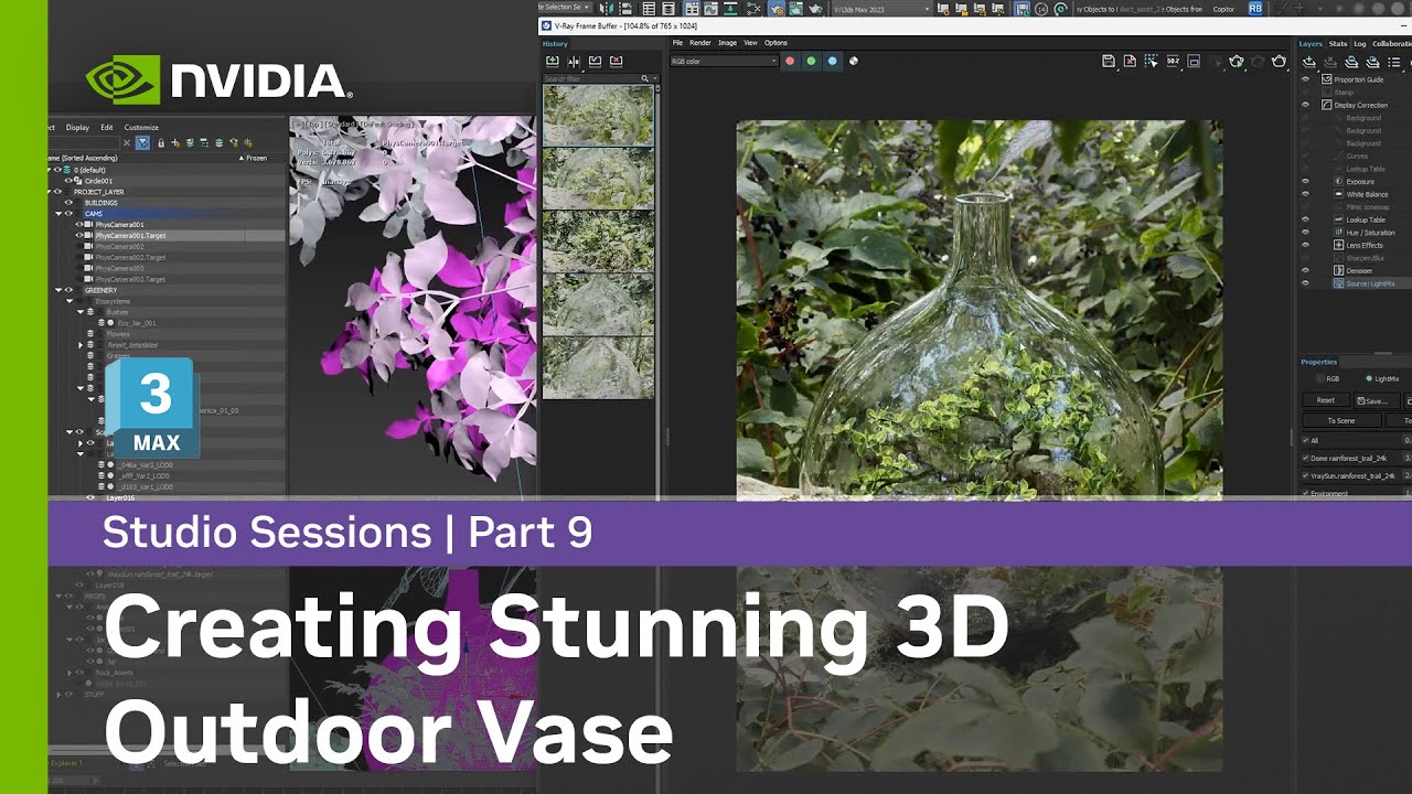 Creating Stunning 3D Outdoor Vase w/ Massimo Verona Part 9: Render Settings & Final Tweaks - YouTube