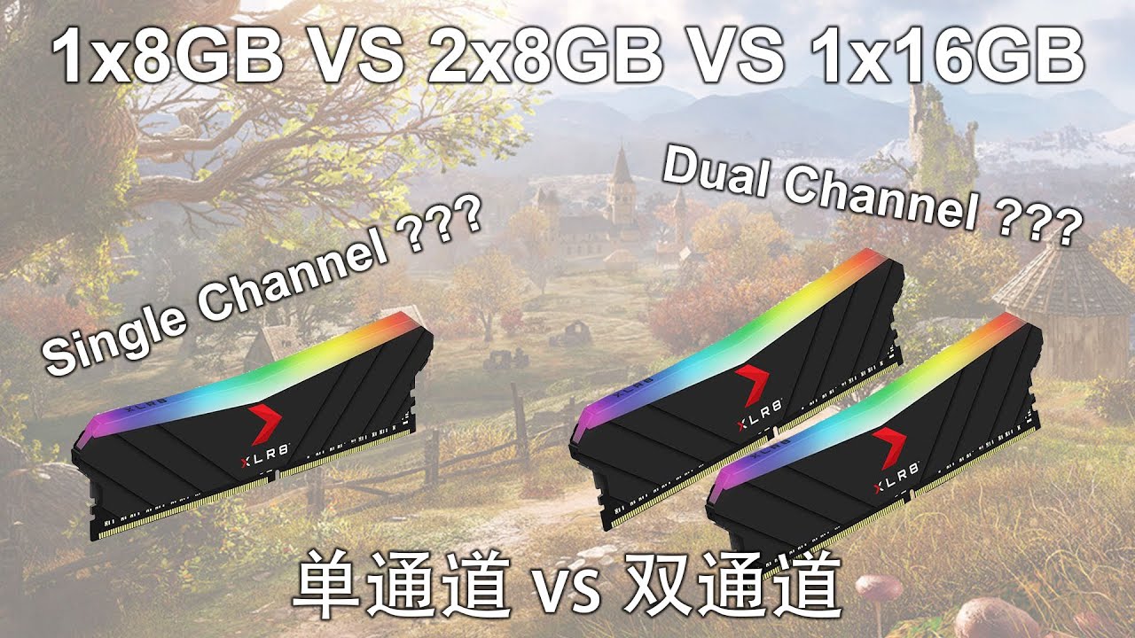 Single Channel VS Dual Channel / 單通道vs雙通道 記憶體測試 Memory ( RAM ) Test I ...