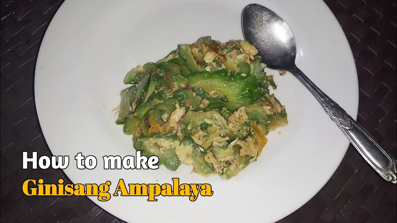 How to make Ginisang Ampalaya - YouTube