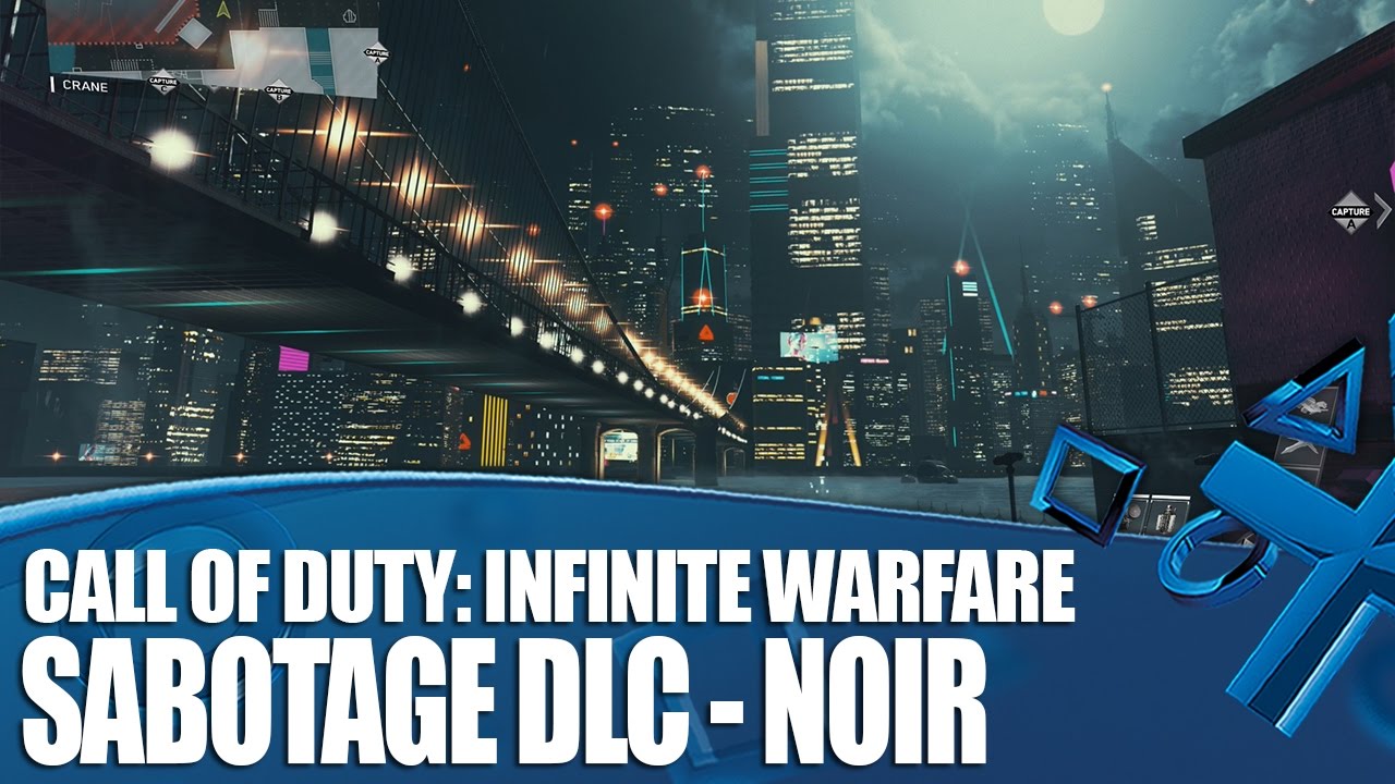 Infinite Warfare new Blade Runner-style map - Noir gameplay - YouTube