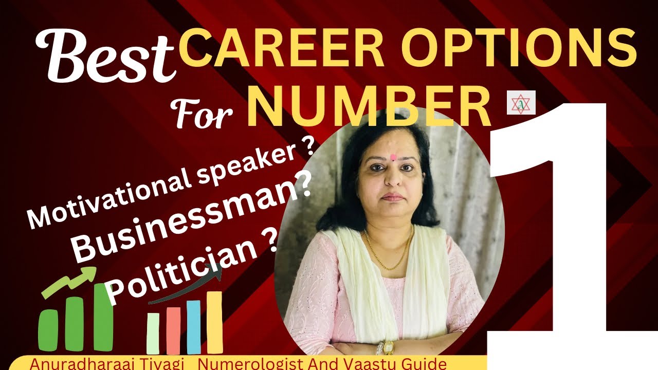 Number 1।। Best Career/PROFESSION।। Career Numerology।। FREE Tips ...