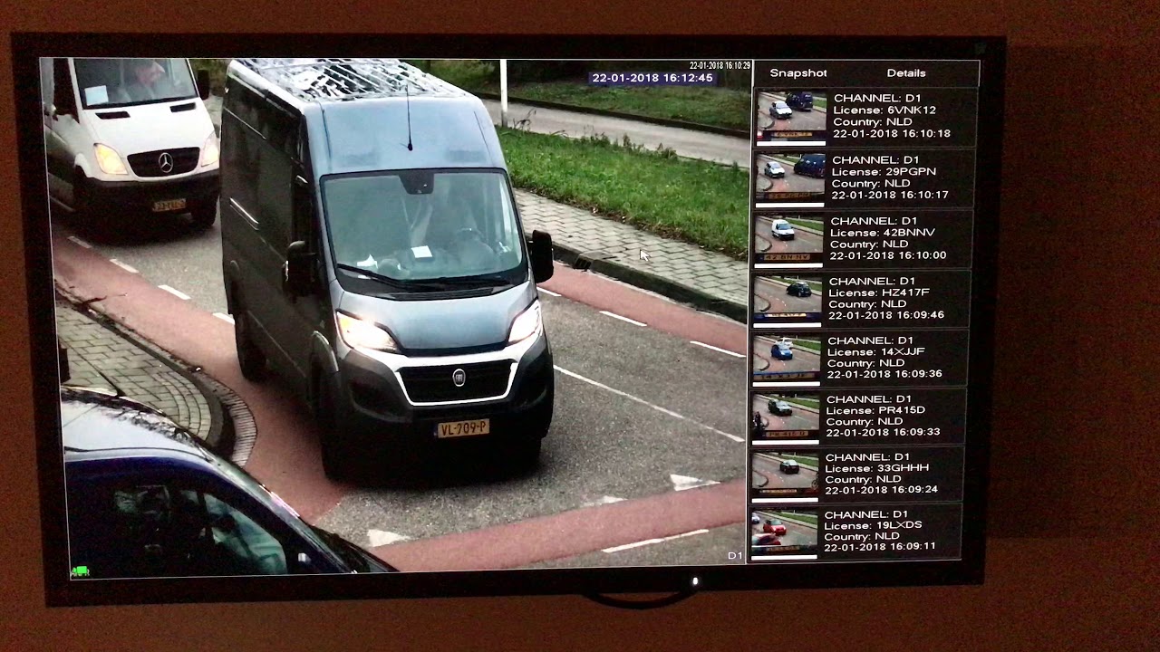 Dahua ITC237-PU1B license plate - YouTube