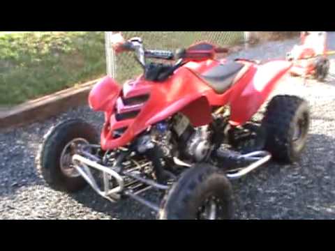 raptor 660 race quad - YouTube