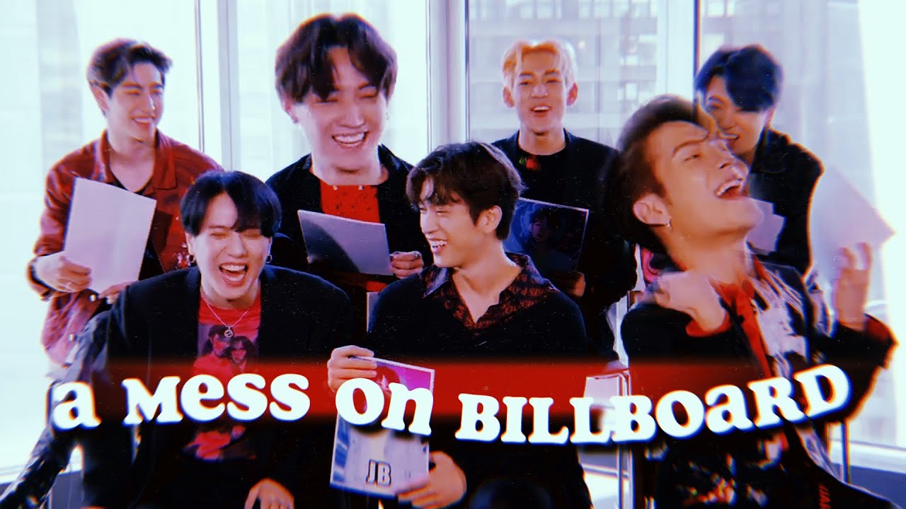 got7 dragging each other on billboard - YouTube