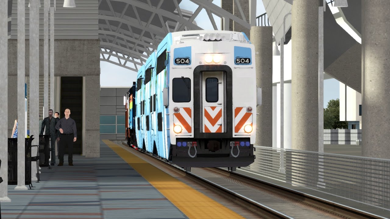 Train Simulator Classic| Tri-Rail run from Miami Airport to Mangonia ...