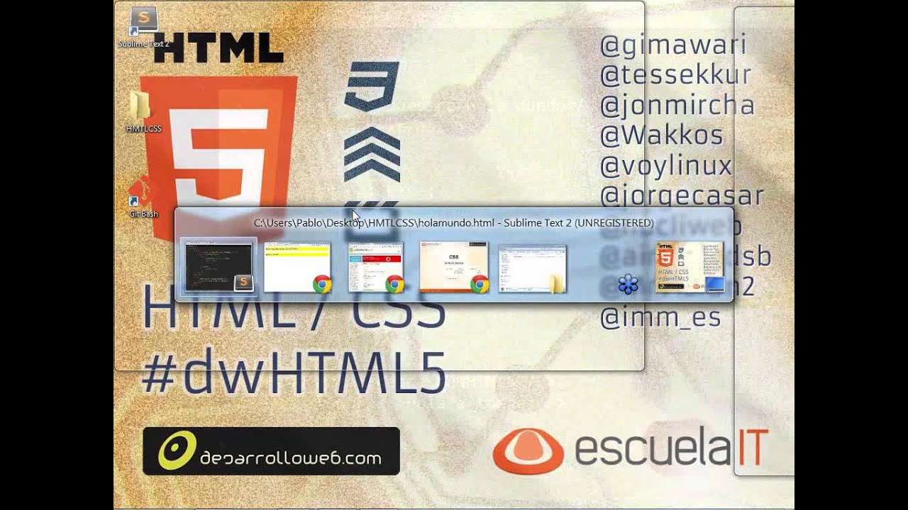 Clase De Html Y Css Youtube
