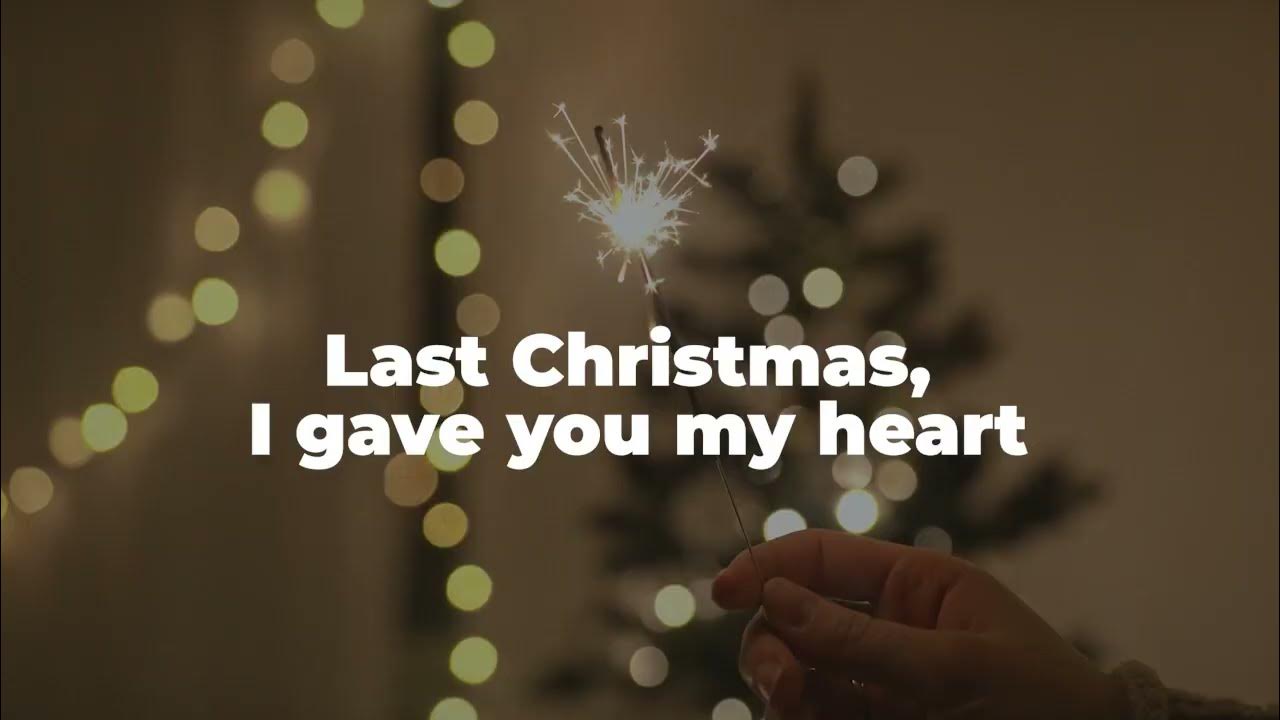 Wham! Last Christmas I gave you my heart George Michael Lyrics - YouTube