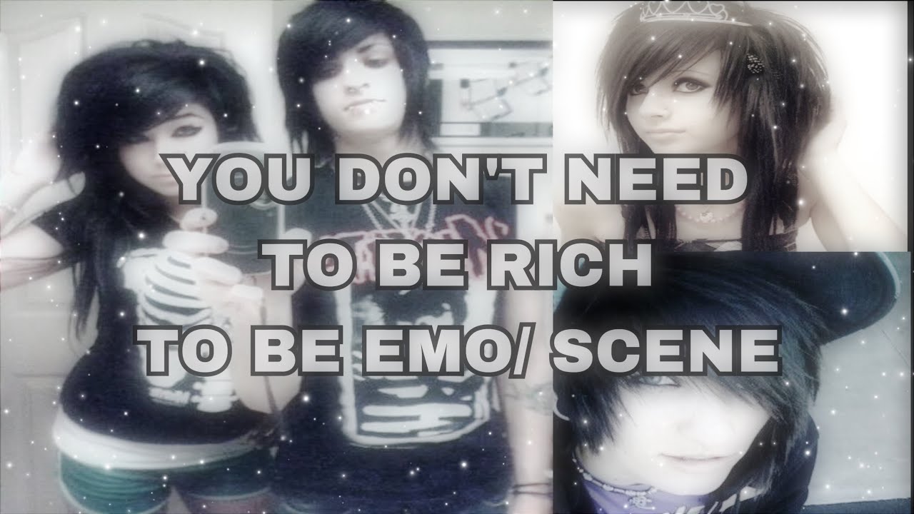 YOU DON'T NEED TO BE RICH TO BE EMO/ SCENE | INSTAGRAM BTS VIDEO - YouTube