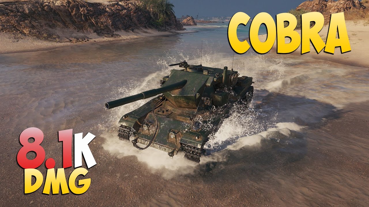 Cobra - 5 Kills 8.1K DMG - Hot! - World Of Tanks - YouTube